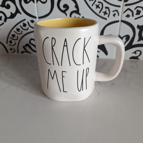 Rae Dunn | Kitchen | New Rae Dunn Yellow Inside Crack Me Up Artisan ...